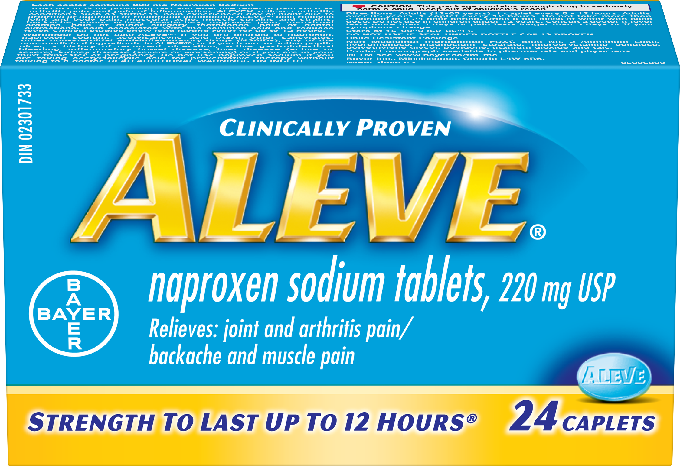 Aleve Tablets USP 220mg 24ct – CC Group Trading
