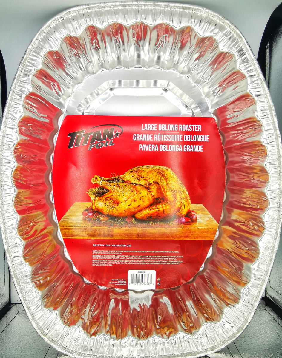 Foil, Titan Foil Large Aluminium Oblong Roaster – CC Group Trading