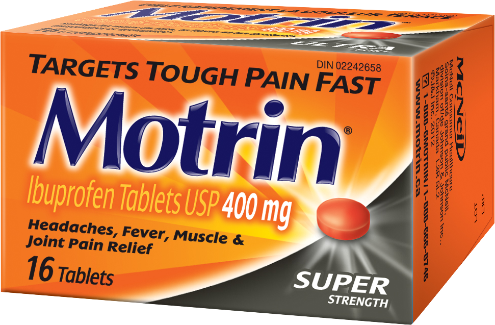 Motrin Super Strength Tablets USP 400mg 16ct – CC Group Trading
